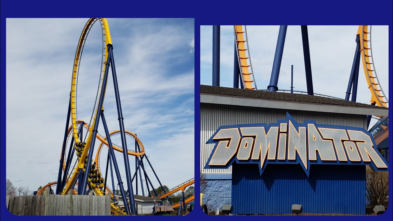 Dominator Roller Coaster At Kings Dominion - YouTube