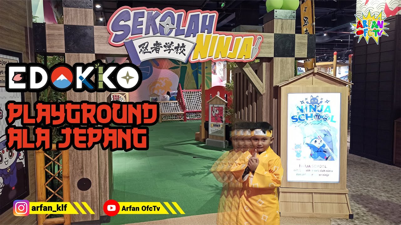EDOKKO - PLAYGROUND ALA JEPANG | LIPPO MALL PURI - YouTube