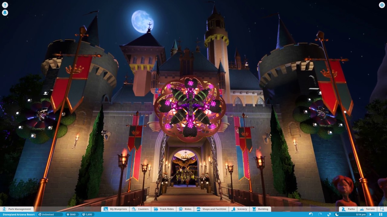 Planet Coaster Beta: Tour of Disneyland Arizona Resort - YouTube