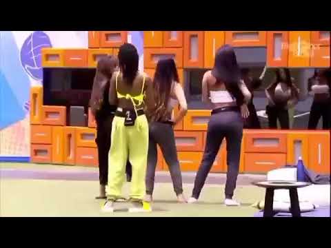Meninas do bbb dançando de manhã