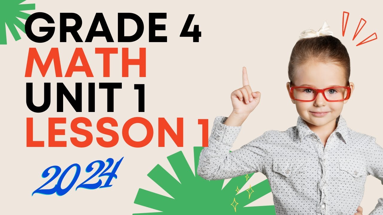 grade 4 math lesson 1 unit 1 first term 2024الدرس الاول ماث رابعه ...