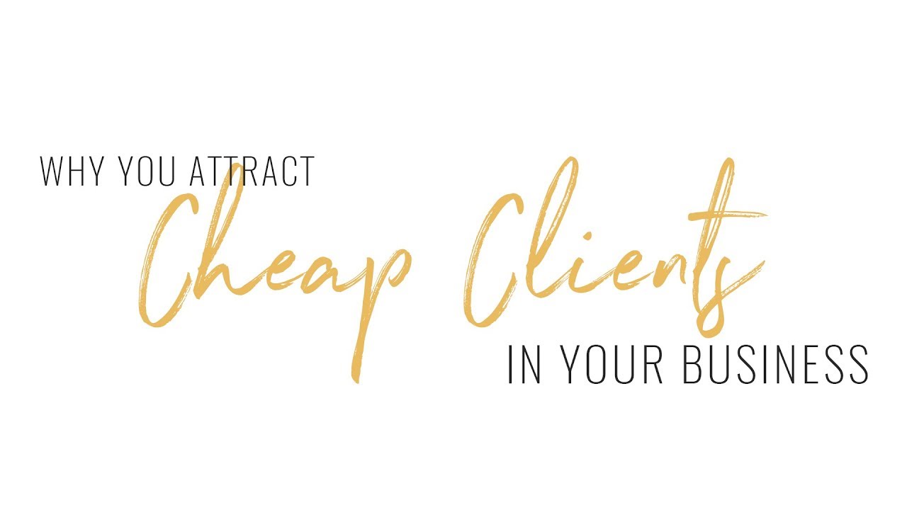 Freelance tips: Why you attract cheap clients - YouTube