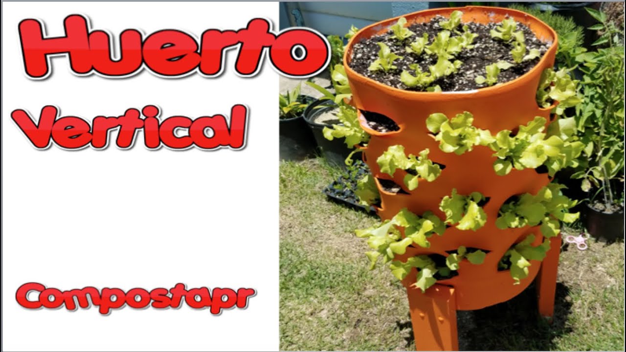 Siembra en un Huerto Vertical - YouTube