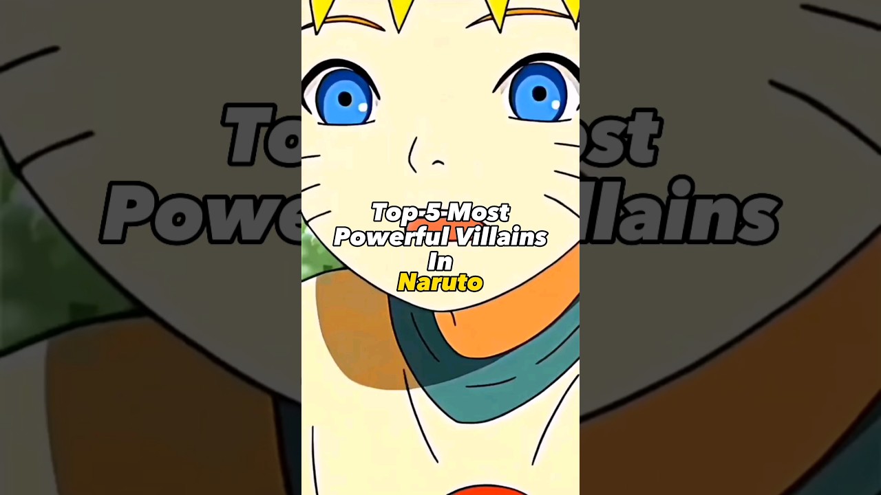 Top 5 Most Powerful Villains In Naruto #short - YouTube