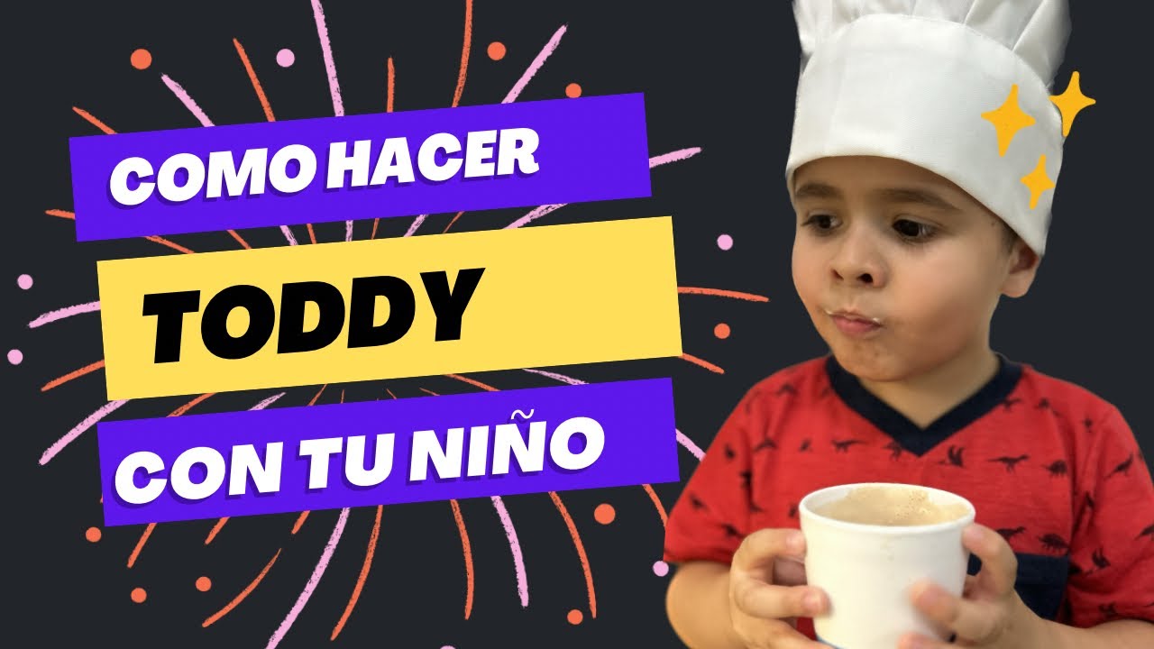 Cómo hacer leche con chocolate con tu niño. (Toddy) - YouTube