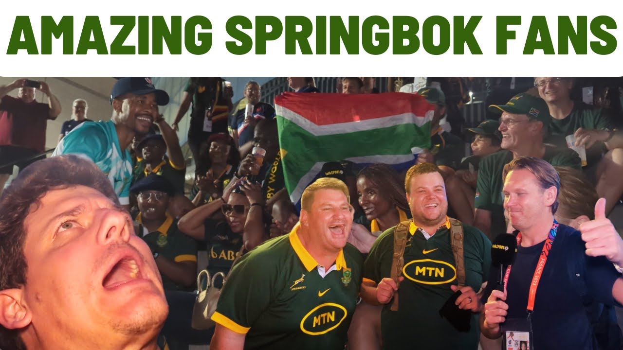 MY TIME WITH THE SPRINGBOK FANS - YouTube