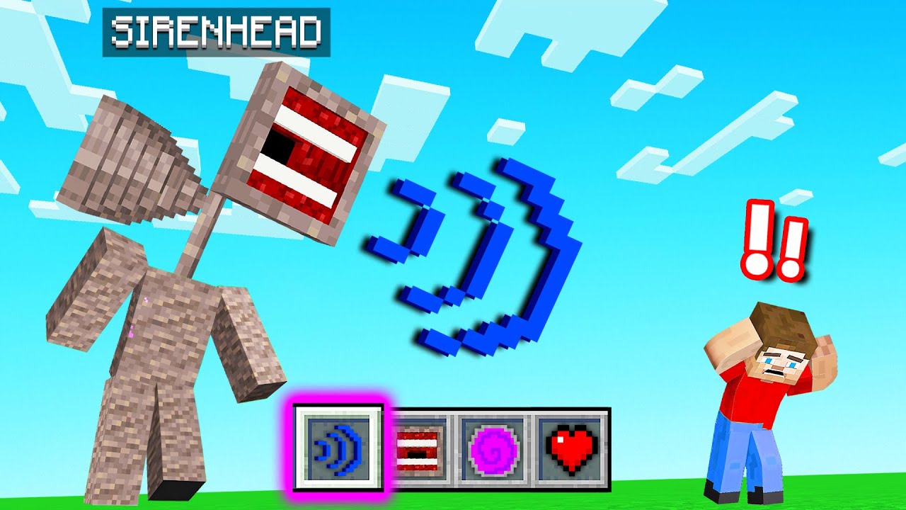 Playing As SIRENHEAD In MINECRAFT! - YouTube