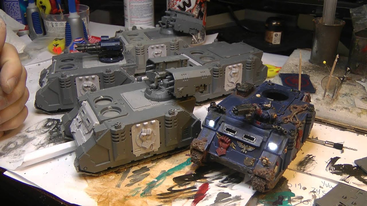 Space Marine Rhino - YouTube