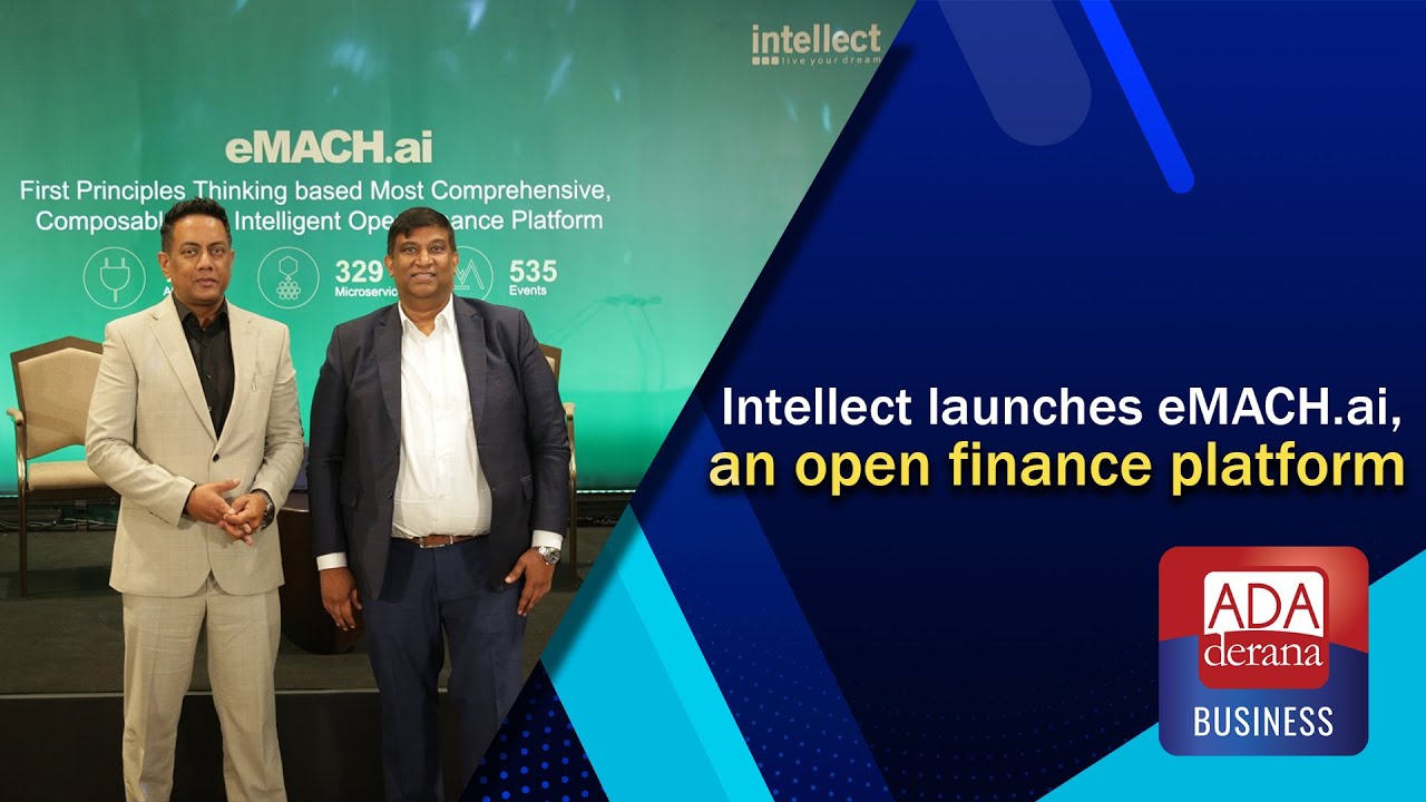 Intellect launches eMACH.ai, an open finance platform - YouTube