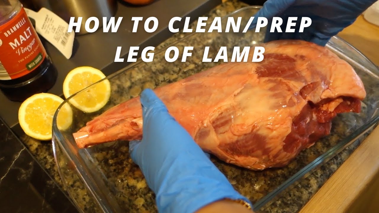 HOW TO CLEAN A WHOLE LEG OF LAMB - YouTube