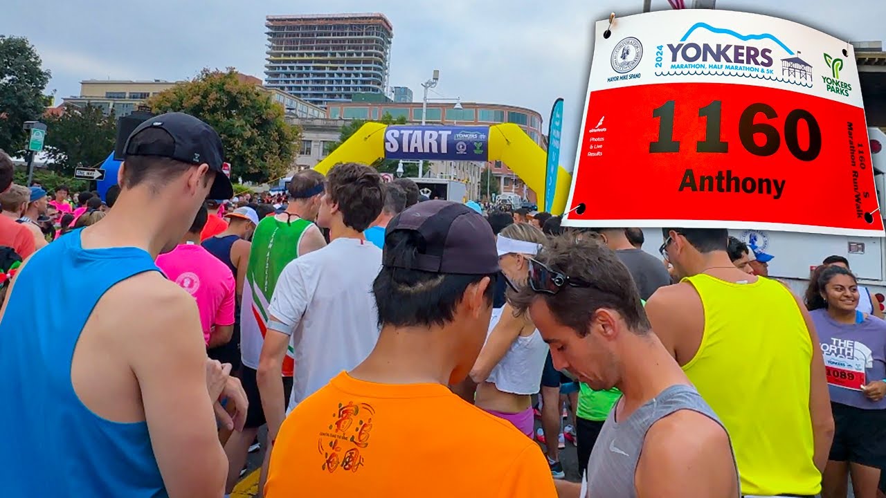 my first marathon! (Yonkers, NY) - YouTube
