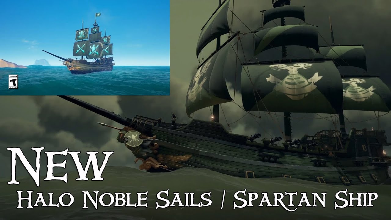 New Halo Noble Spartan Sails and Flag Coming To SOT w/ Old Spartan Ship ...