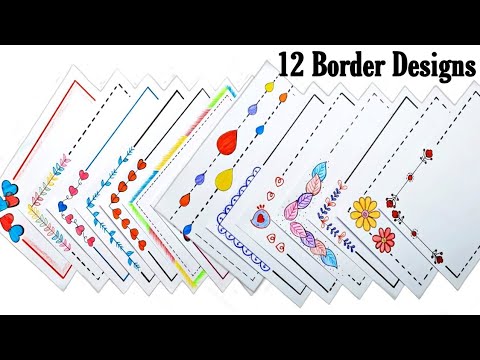 12 Border design for school projects/Border Design/Border Design for ...
