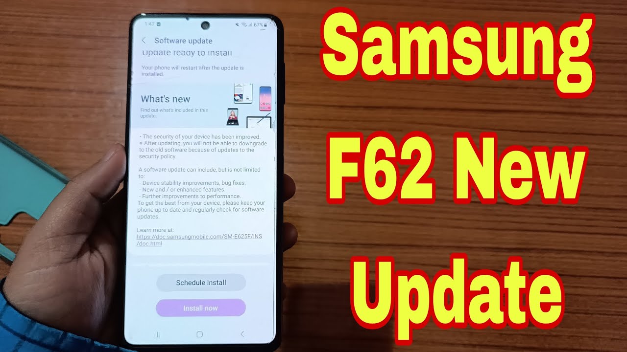 Samsung F62 new update | f62 new update | samsung F62 | Technical Mannu ...
