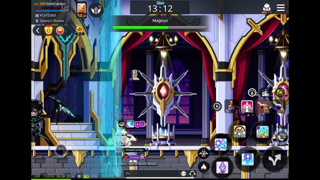 Maplestory M - Magnus Simulation First Run Solo - YouTube