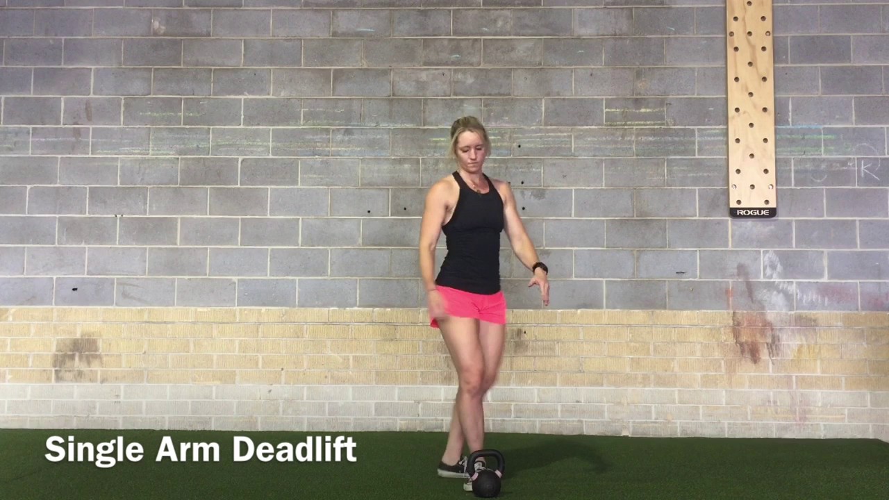 Single Arm Deadlift - YouTube