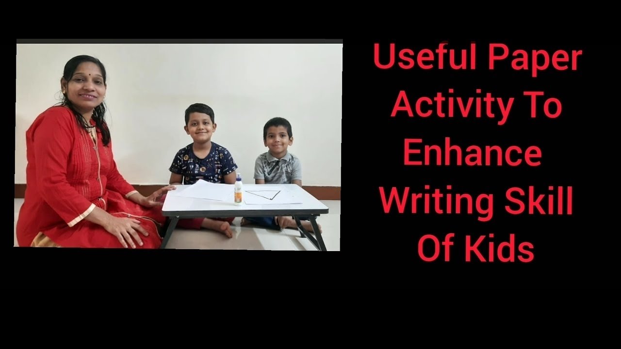 Paper Tearing and Crumpling Activity For Kids To Enhance Writing Skill ...