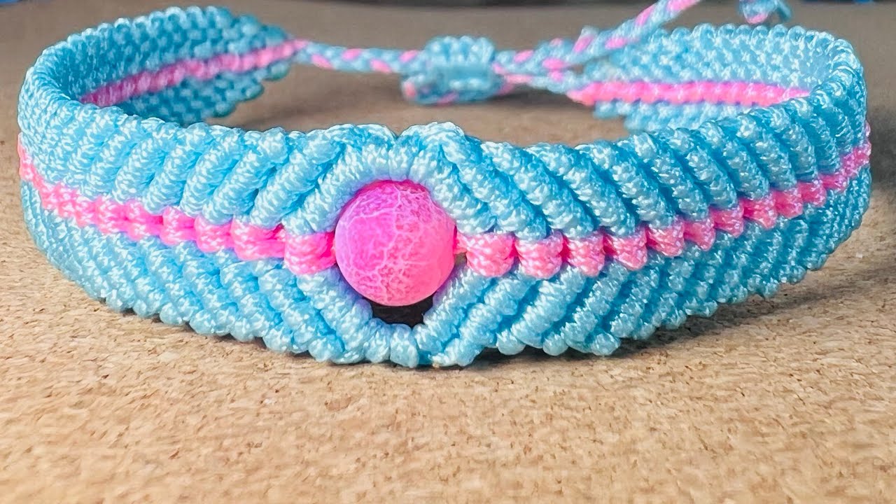 DIY Macrame bracelet tutorial | Braided bracelet | Easy tutorial - YouTube