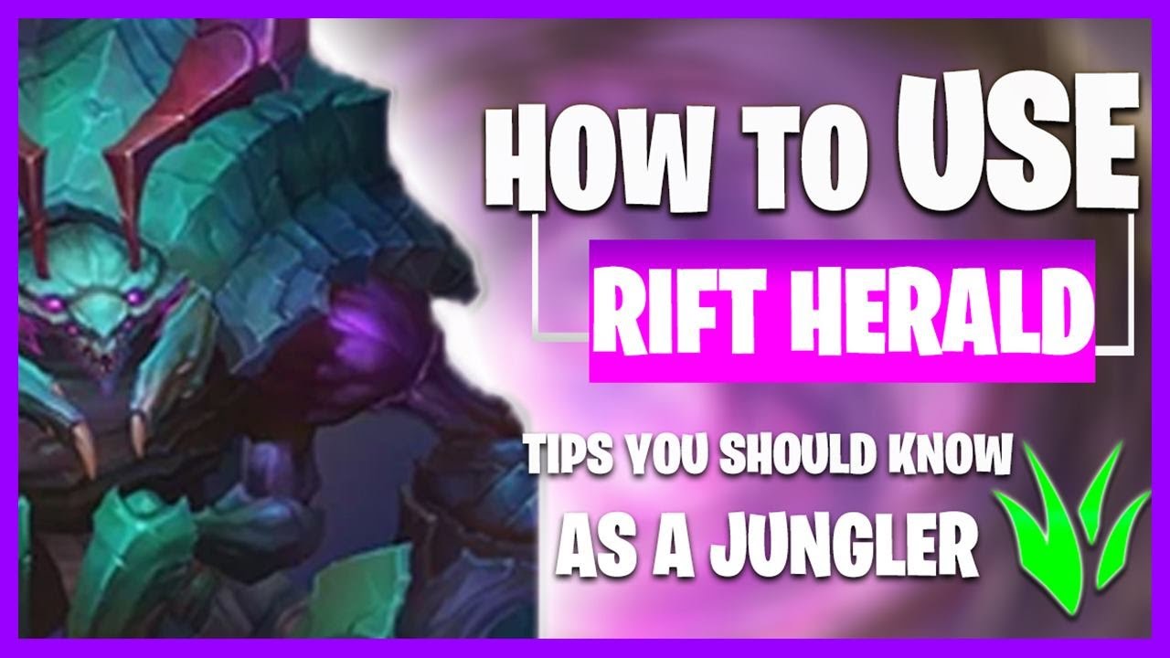 *New Guide* HOW TO USE RIFT HERALD IN LOW ELO - LEAGUE OF LEGENDS - YouTube