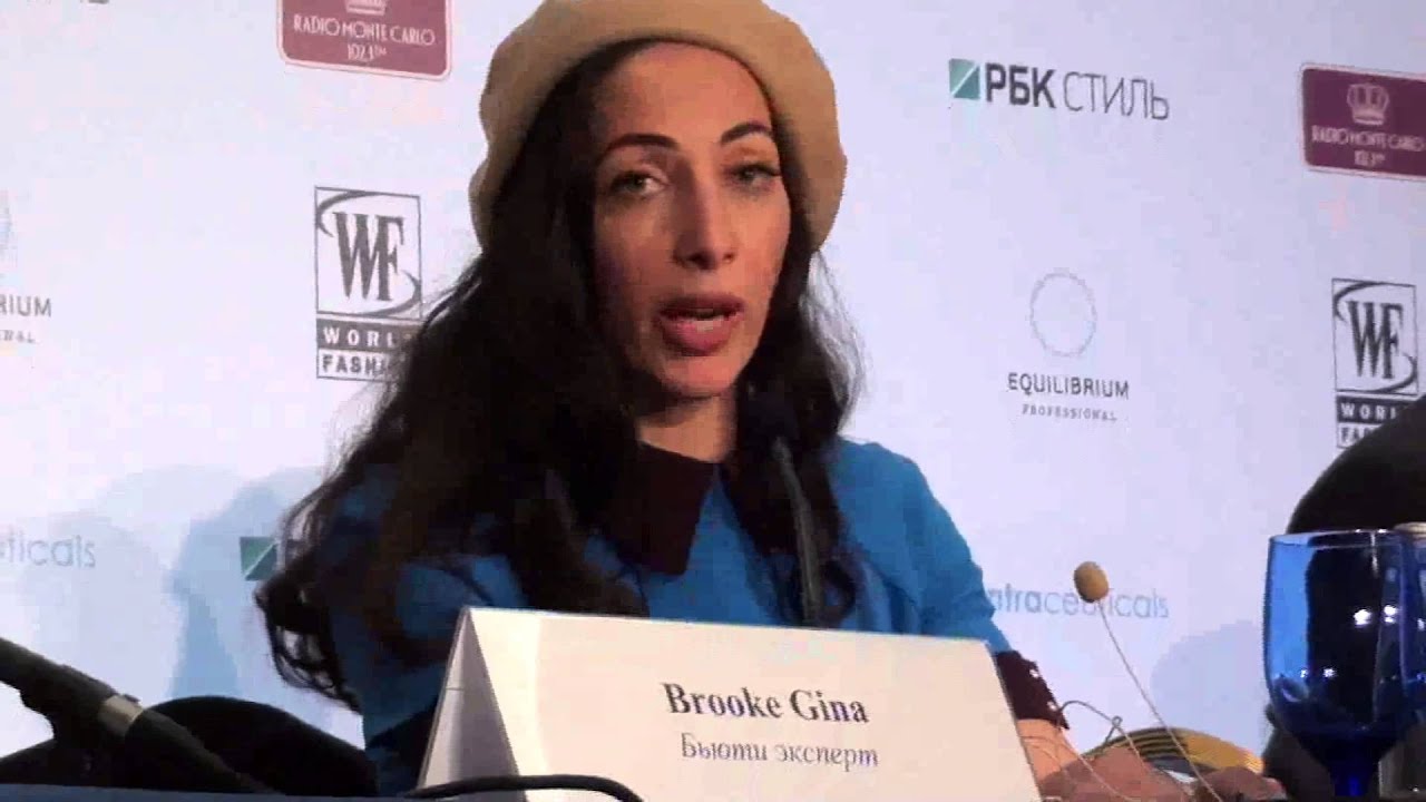 1. Press conference al Ritz Carlton di Mosca - Gina Brooke, makeup ...
