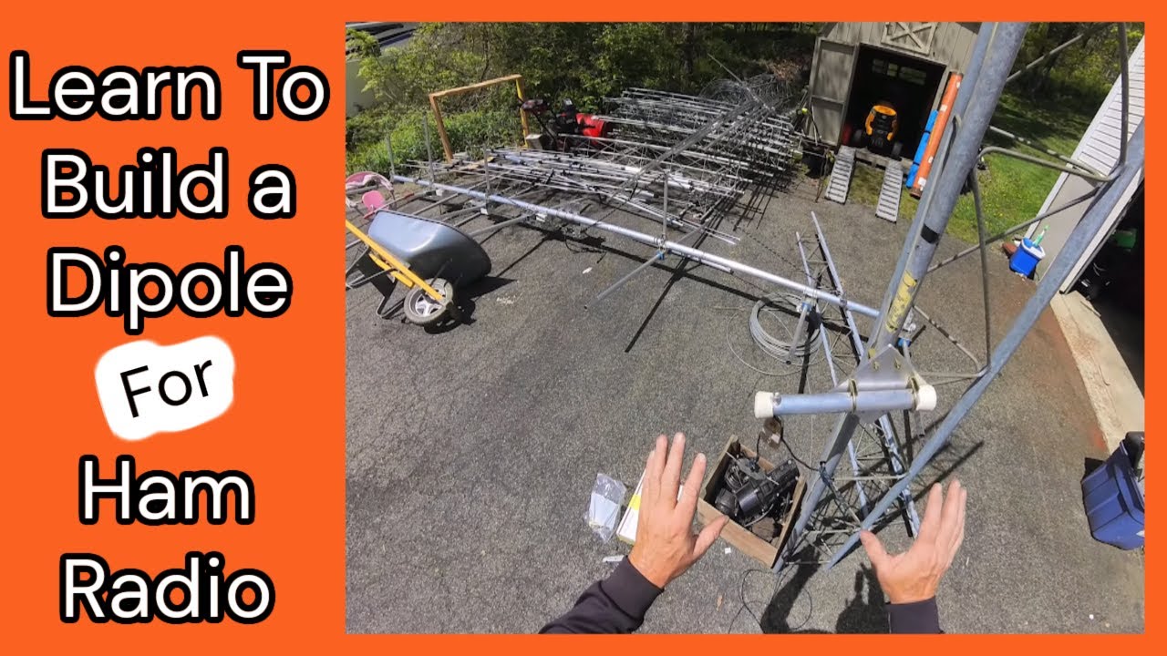 DIY How To Build A Dipole Antenna - Ham Radio - YouTube