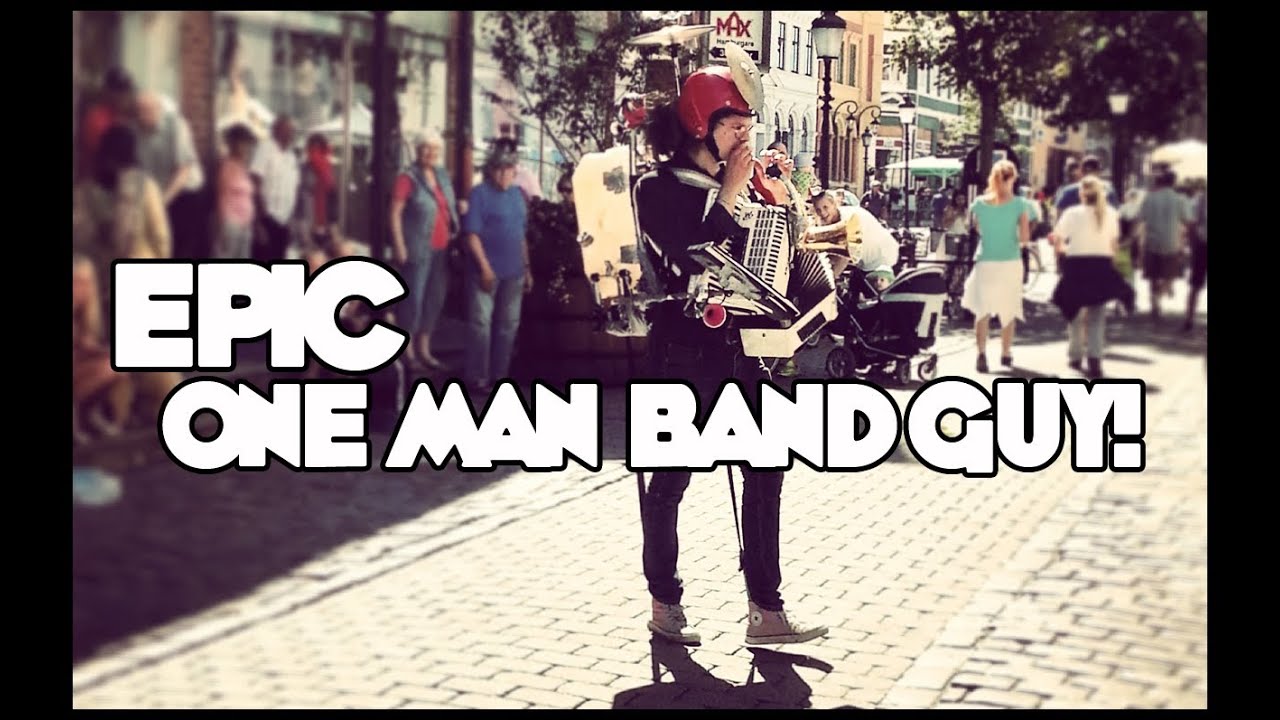 Epic One Man Band Guy! (Street Performer in Sweden) - YouTube