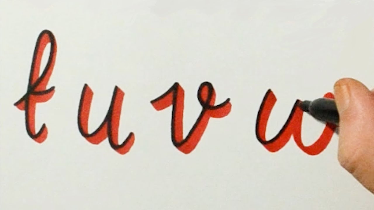 How to Write Neat 3D Lettering / for Beginners / Easy Calligraphy ...