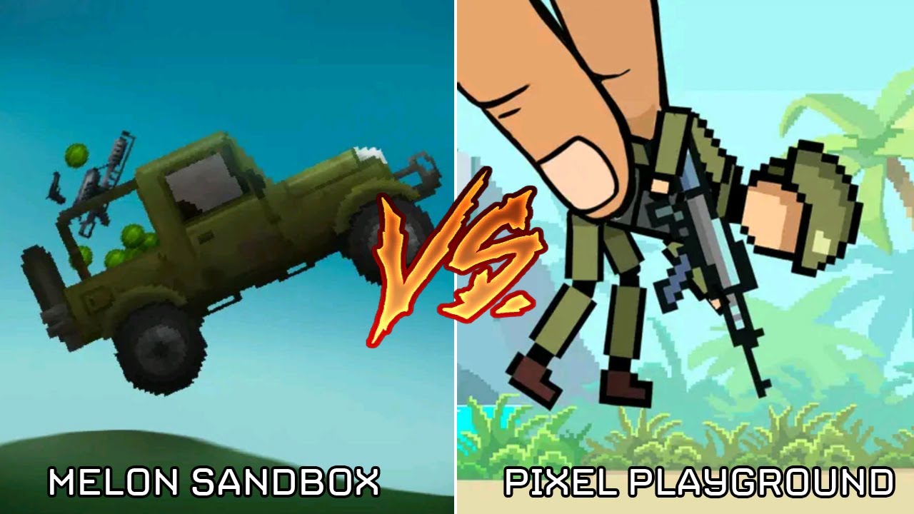 Melon Sandbox vs Pixel Playground | Which is better? - YouTube