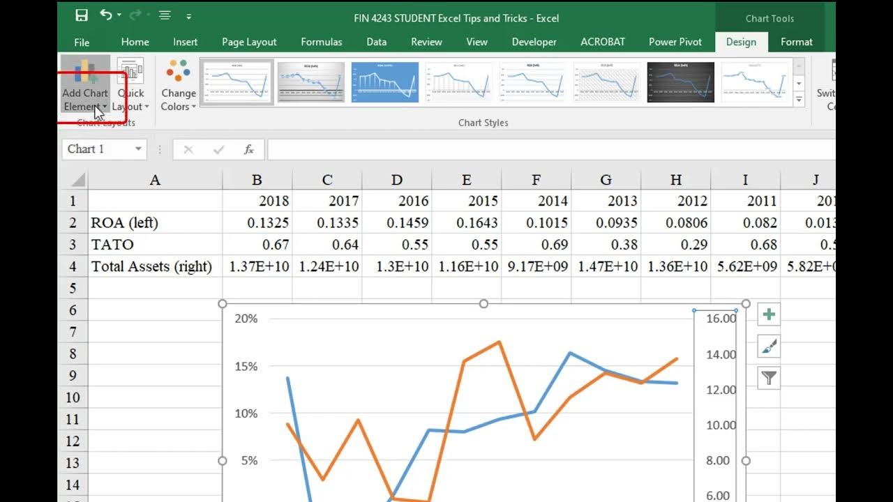 Microsoft Excel Charts Introduction - YouTube