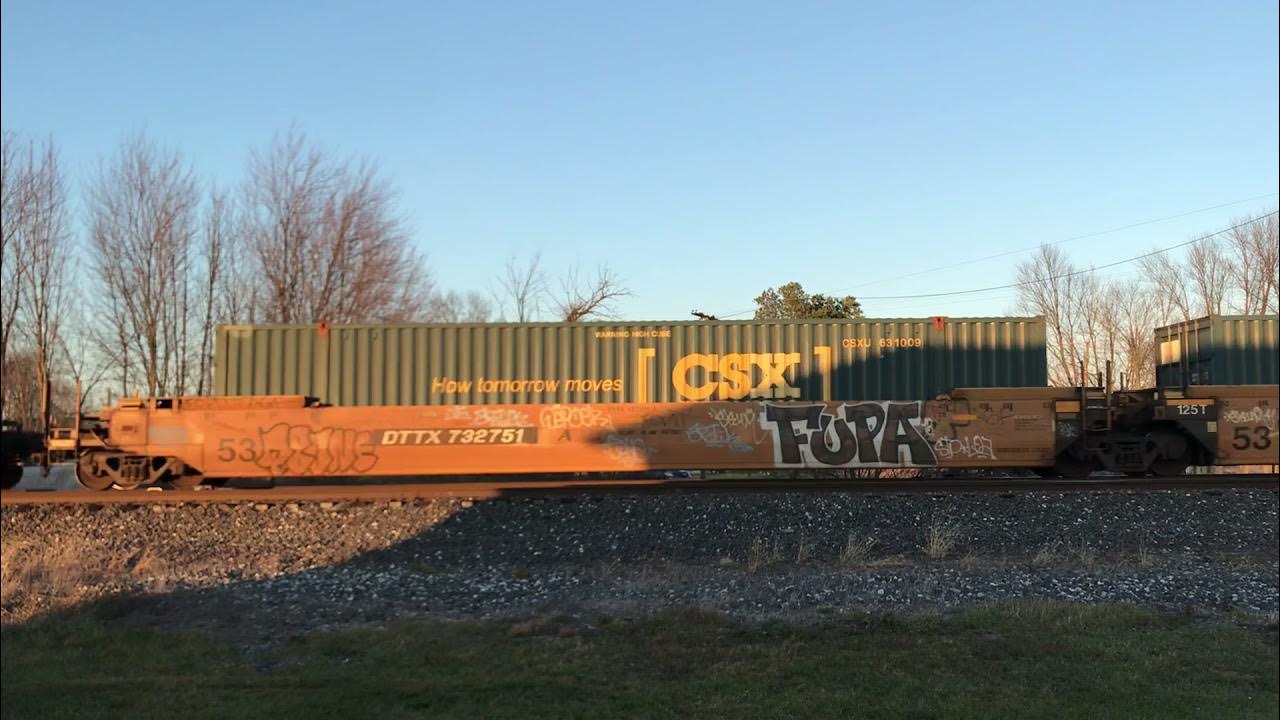 CSX Q137 Intermodal Train From Sterling, Ohio November 28, 2020 - YouTube