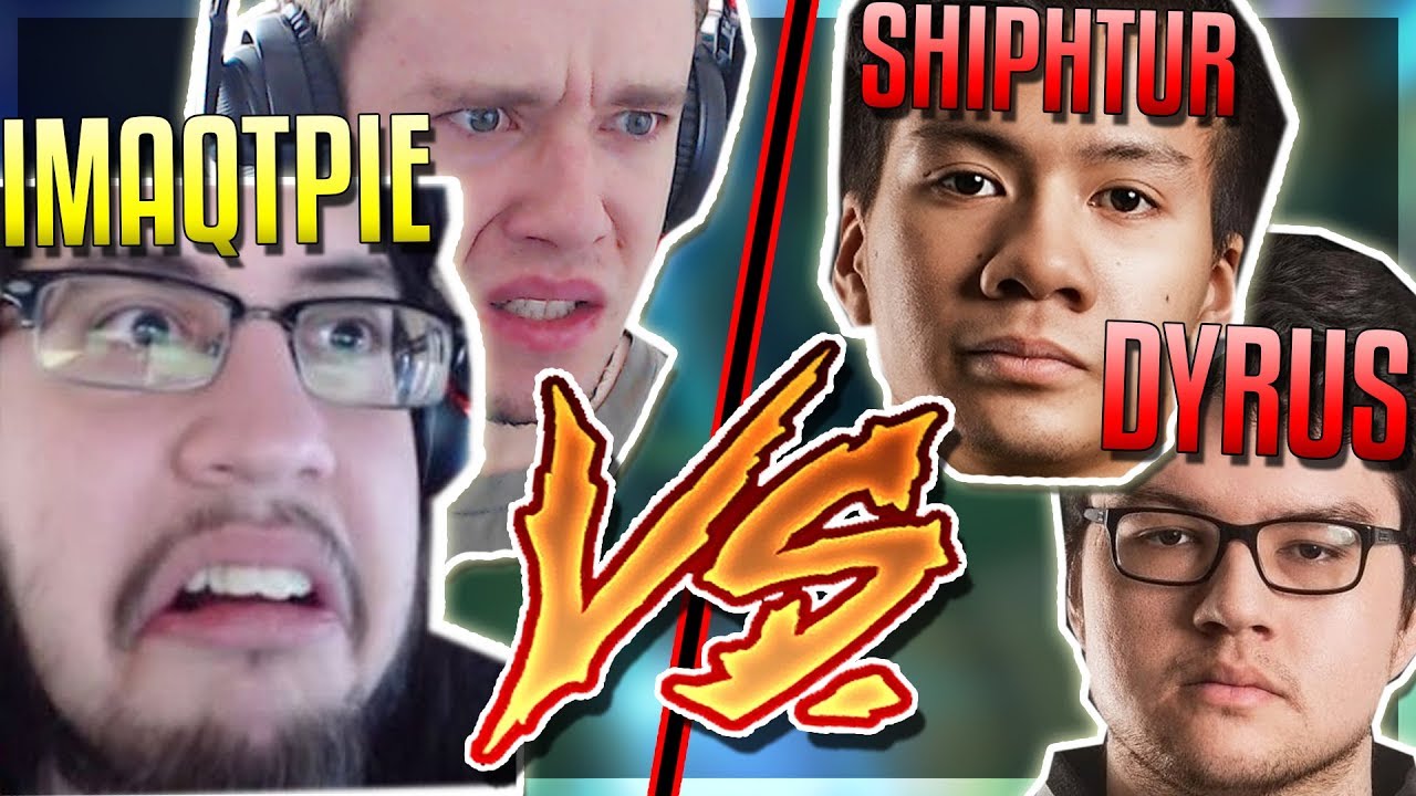 IMAQTPIE & RED (MY SUPP YASUO) VS DYRUS & SHIPHTUR! ULTIMATE SHOWDOWN ...