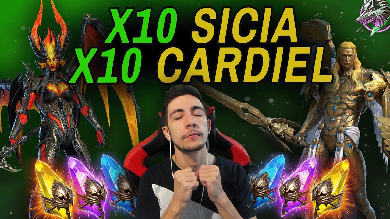 ENFIN DES x10 QUI SE PASSENT BIEN ? CARDIEL + SICIA [Raid Shadow ...