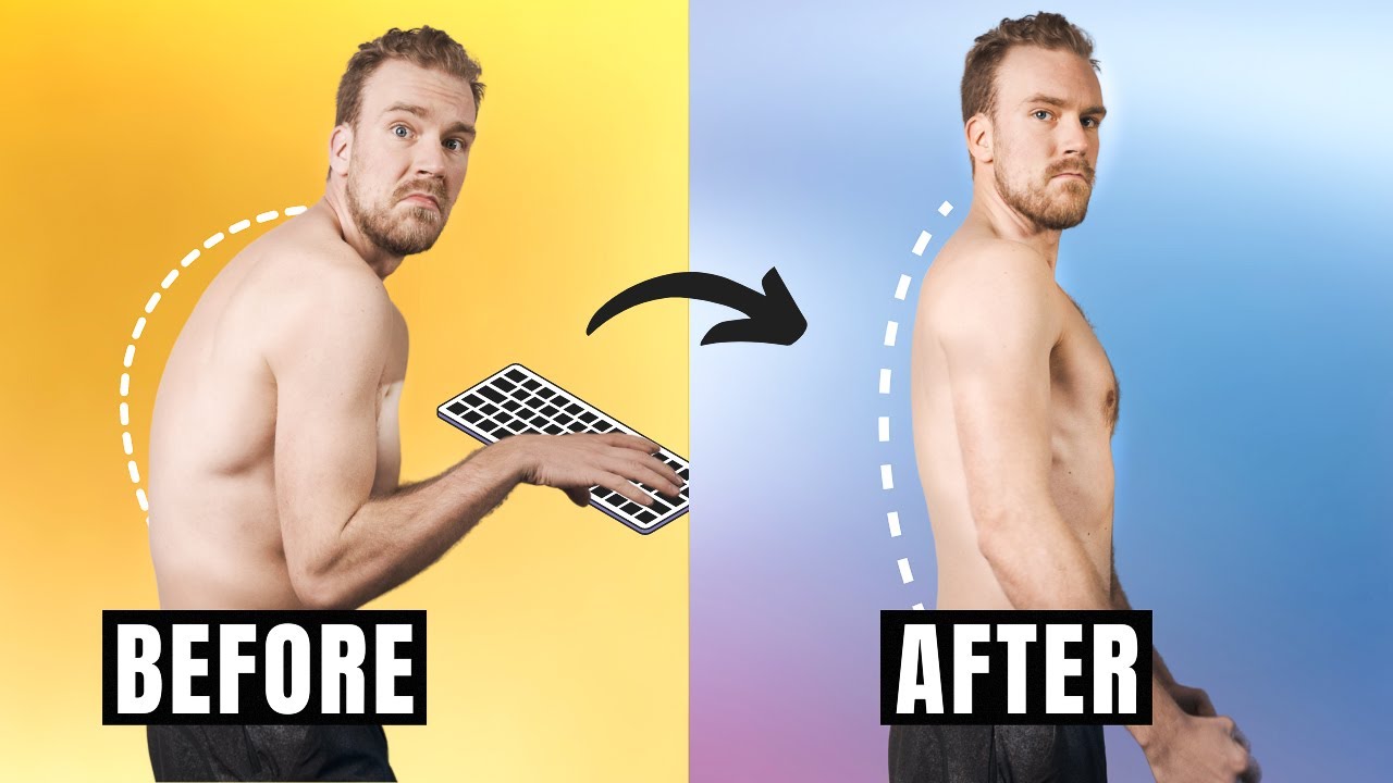 ROUNDED SHOULDERS: Why YOU Have Stubborn Posture (Kyphosis Fix) - YouTube