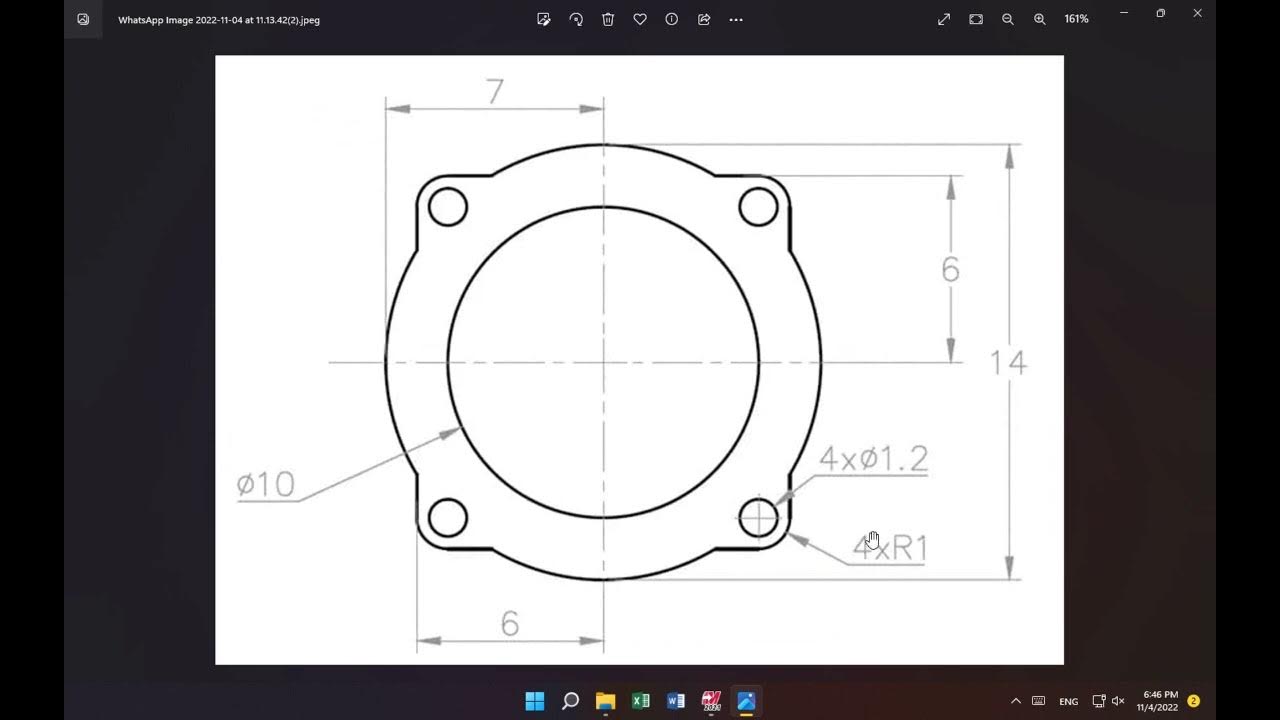 how to generate simple 2d drawing on mastercam 2021 part -1 - YouTube