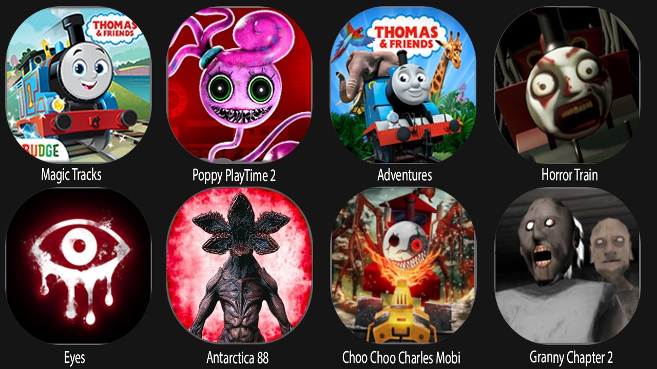 Magic Tracks,Poppy Playtime 2,Adventures,Horror Train,Eyes,Choo Choo ...