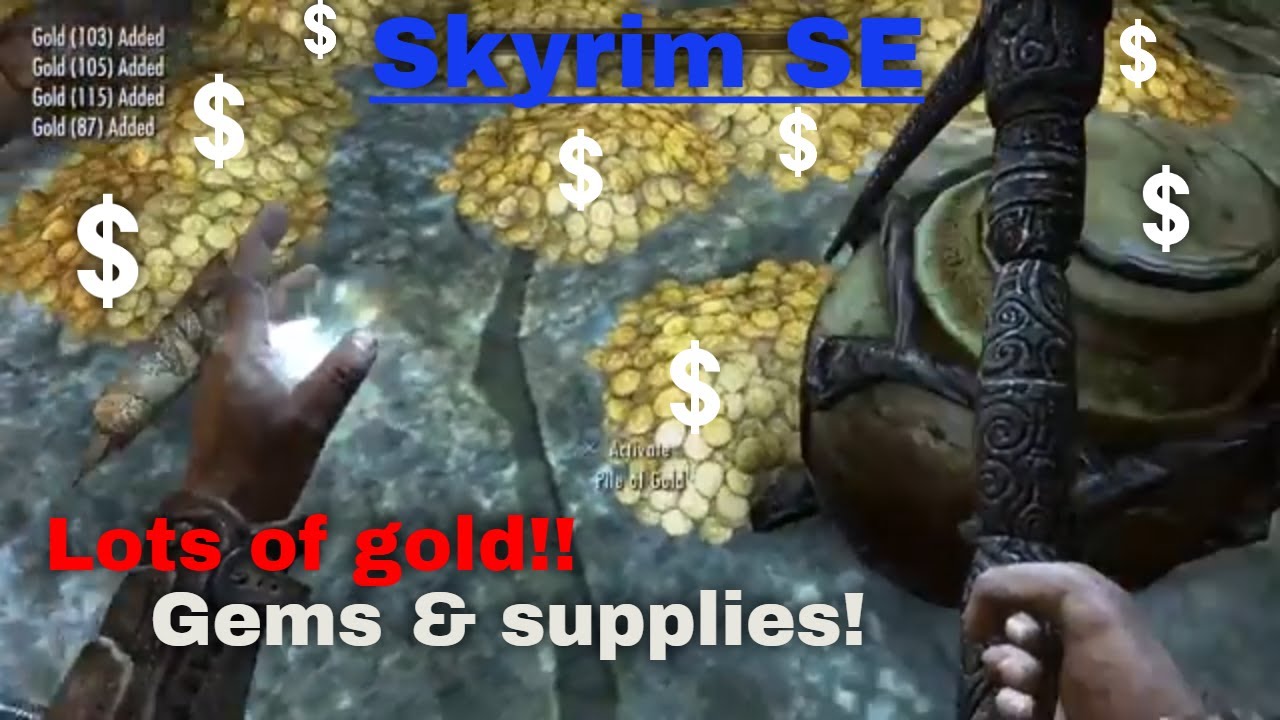 Skyrim SE-Gyldenhul Barrow Key Location & 8,078+ Gold (PS4) - YouTube