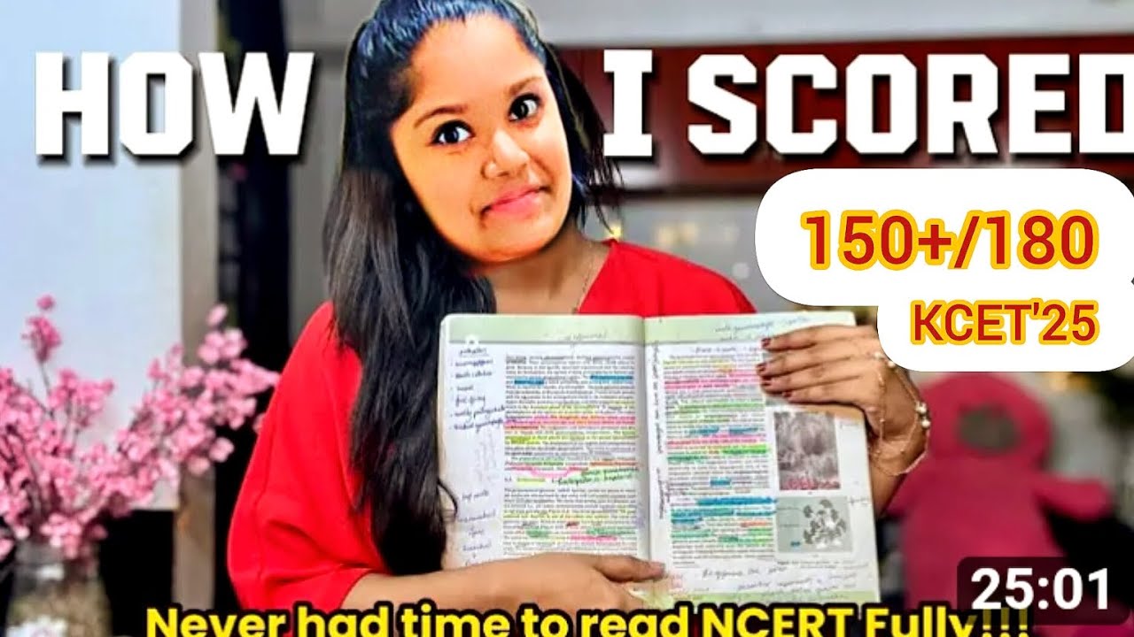How I Scored 150+/180 In KCET - YouTube