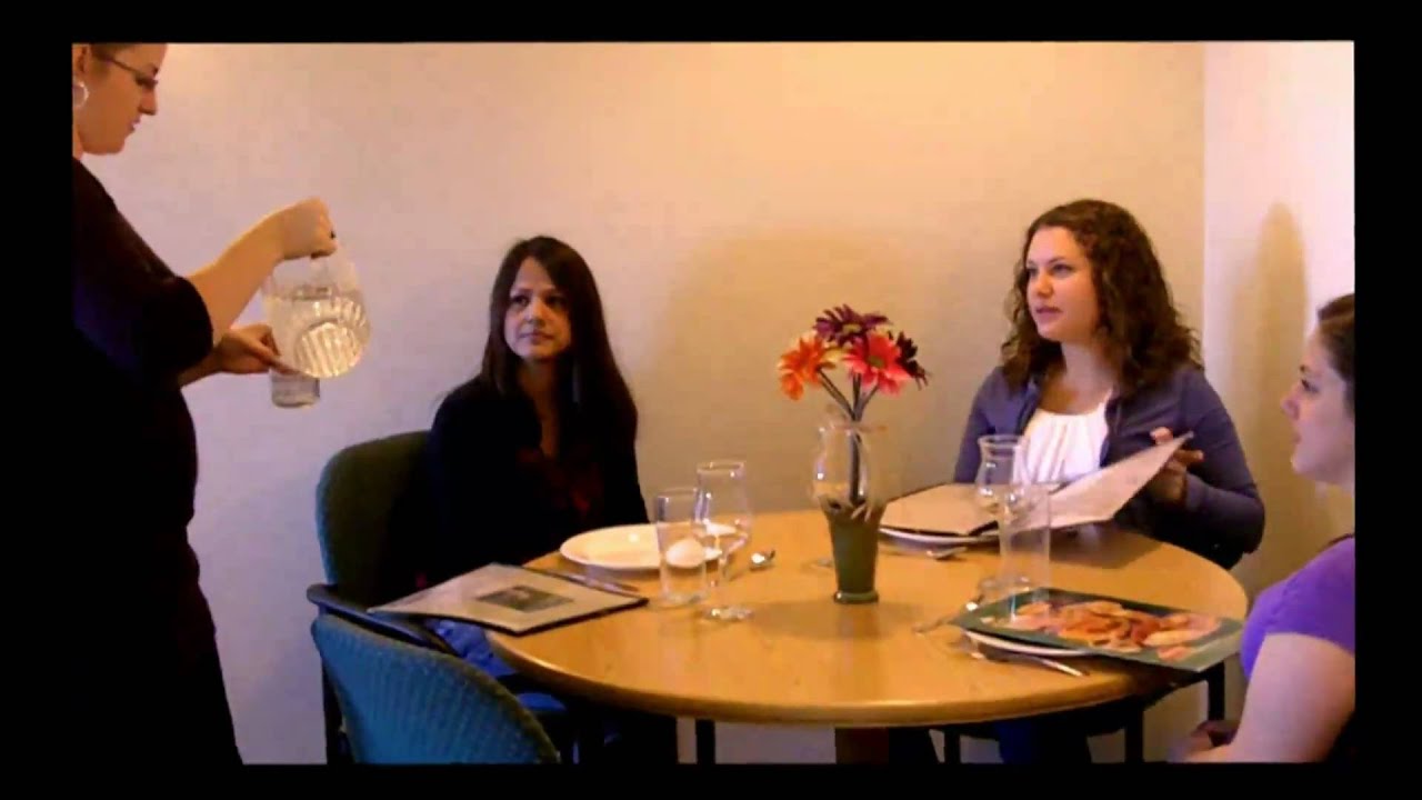 Waiter Training - YouTube