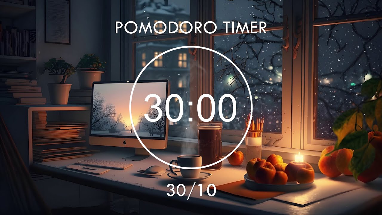 Pomodoro 30/10 📚 Cozy Study Room 📚 Study with Me with Lofi Music And Bird Sounds • Focus Station ...