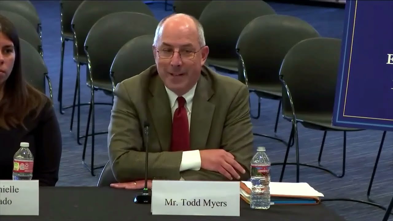 Todd Myers Closing Remarks to the Committee on Economic Disparity ...