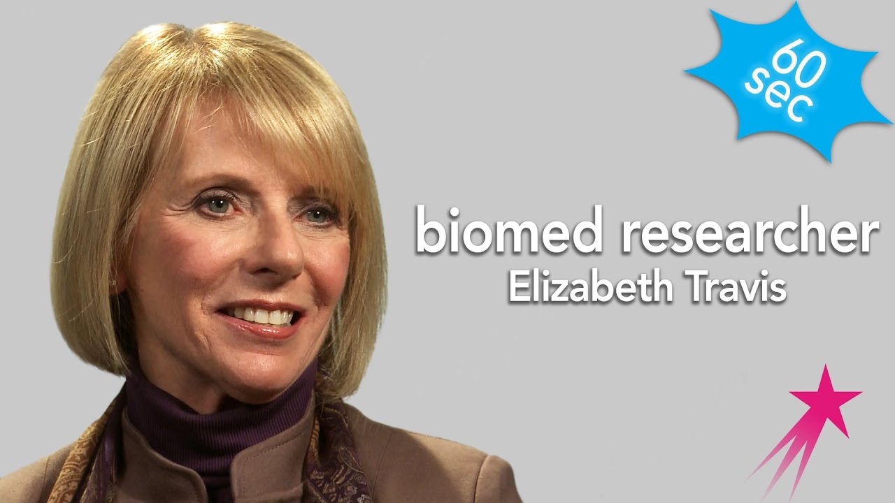 60 Seconds with a Biomed Researcher Elizabeth Travis - YouTube