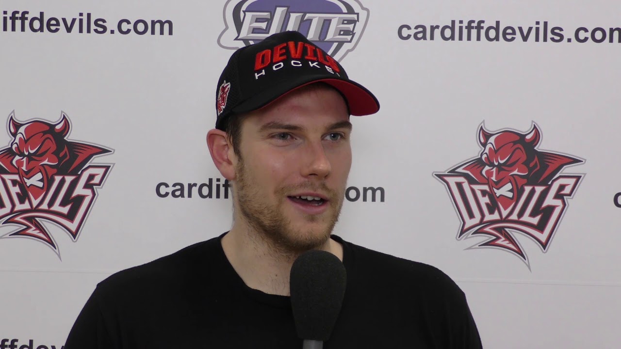 2020-02-22 - Cardiff Devils v Guildford Flames, Ben Bowns Interview ...