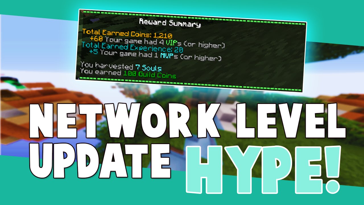 THE NETWORK LEVEL UPDATE! [More Coins AND XP] ( Hypixel UPDATE ) - YouTube