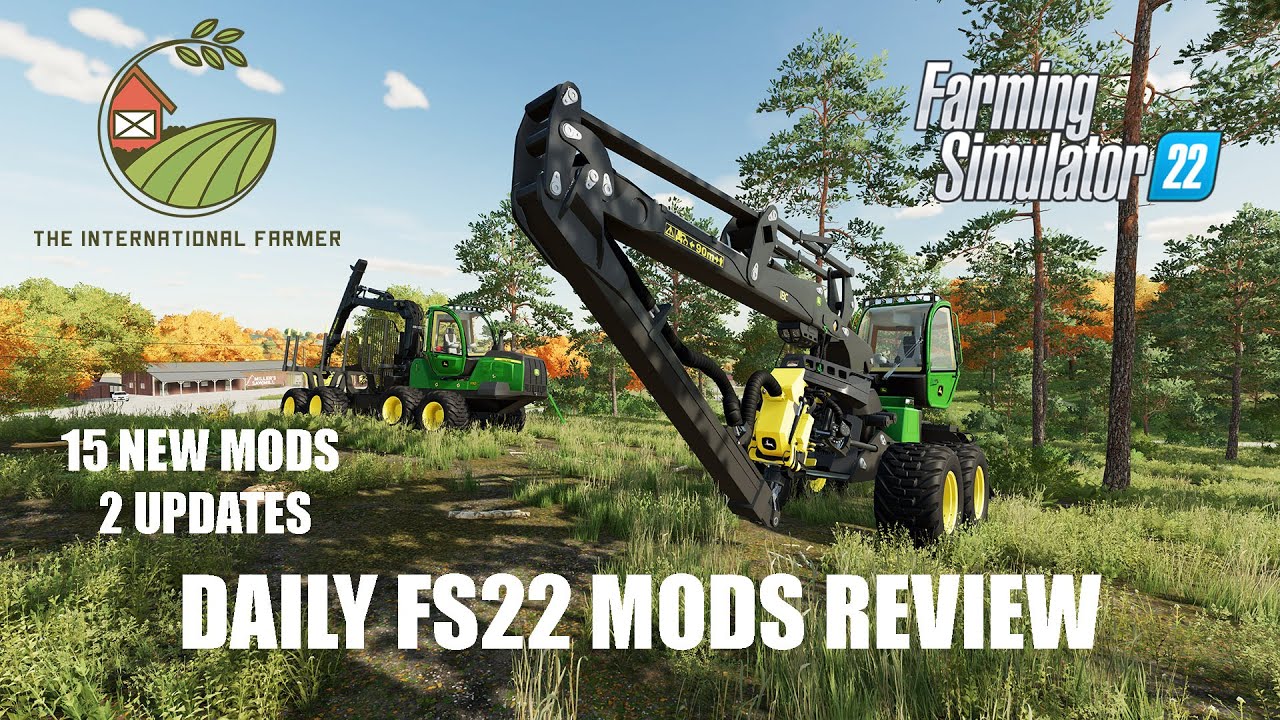 15 New Cross Platform Mods! , Fruhling Map, JD Logging equipment & more ...