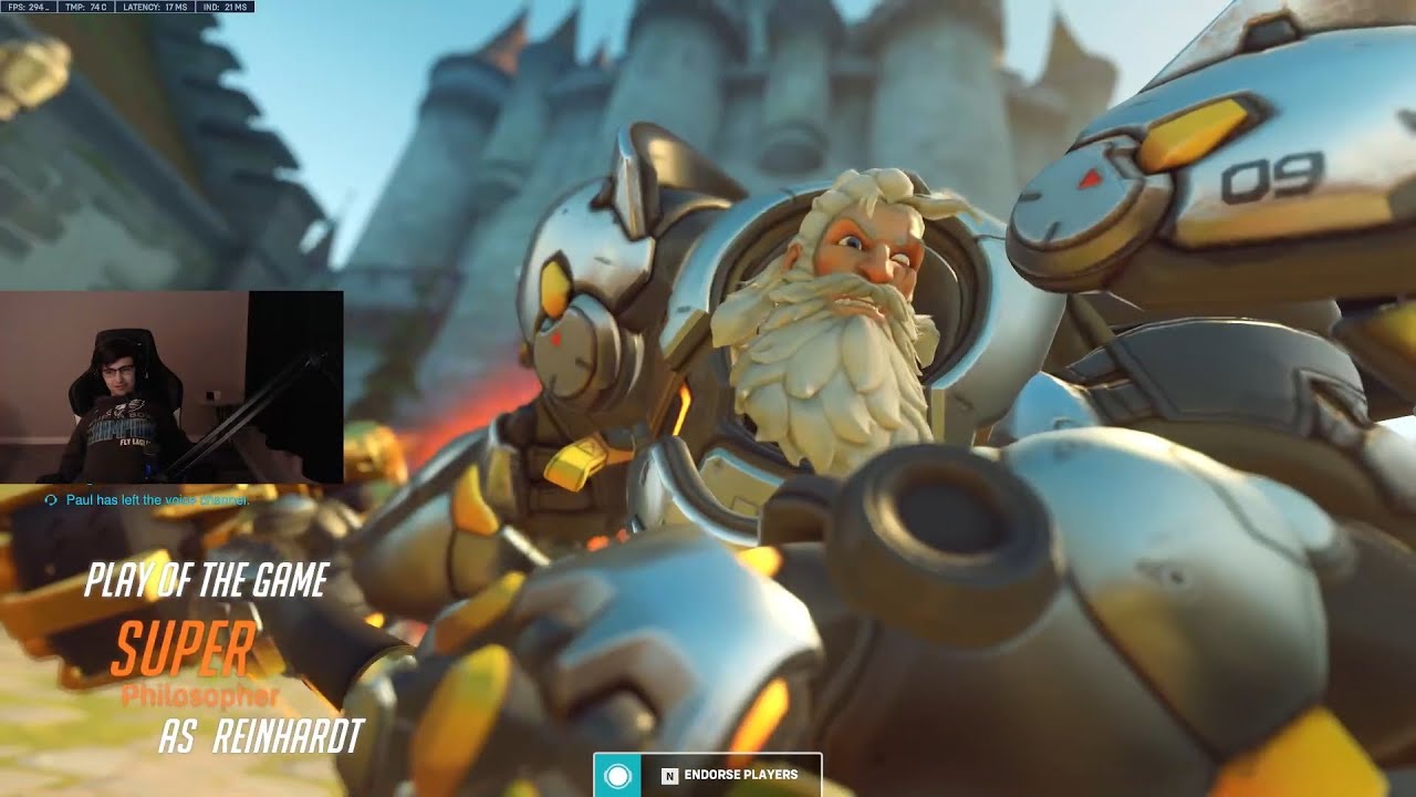 POTG! 18K DMG! SUPER INSANE REINHARDT GAMEPLAY OVERWATCH 2 SEASON 2 ...