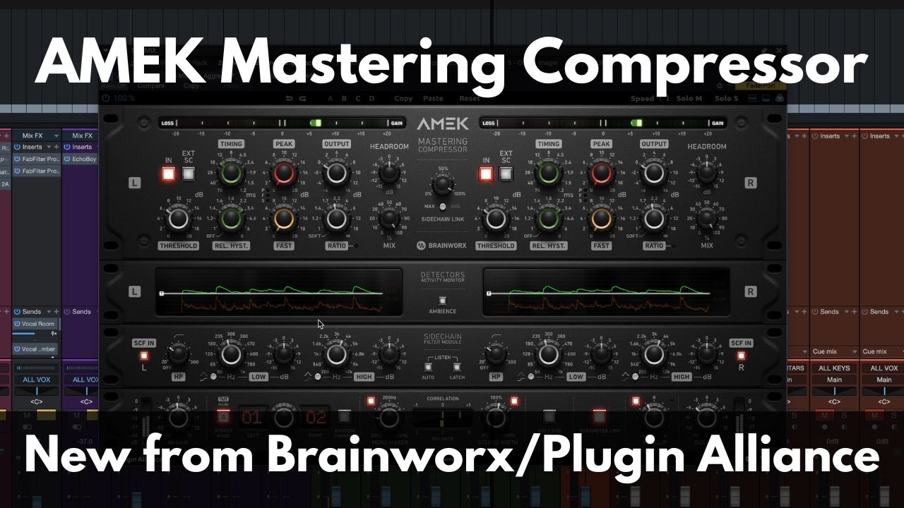 AMEK Mastering Compressor | New from Brainworx/Plugin Alliance - YouTube