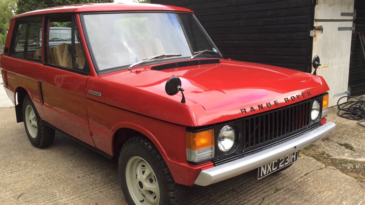 Range Rover two door Press Launch car Chassis Number 26 - YouTube