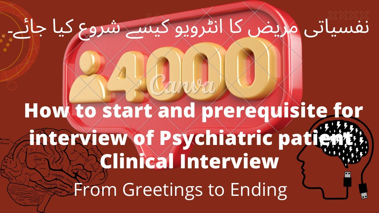 Psychiatric Patient history Taking| Clinical interview in Urdu|How to ...