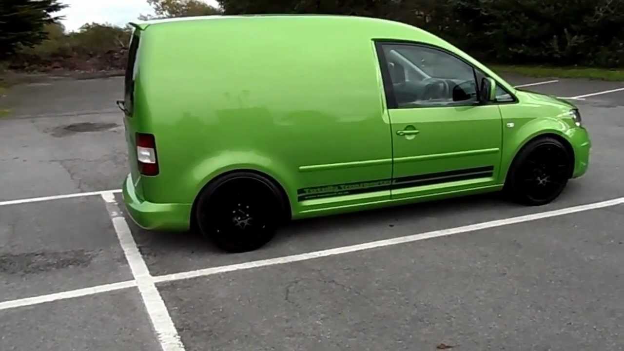 VW Caddy viper green www.totallyt4.co.uk - YouTube