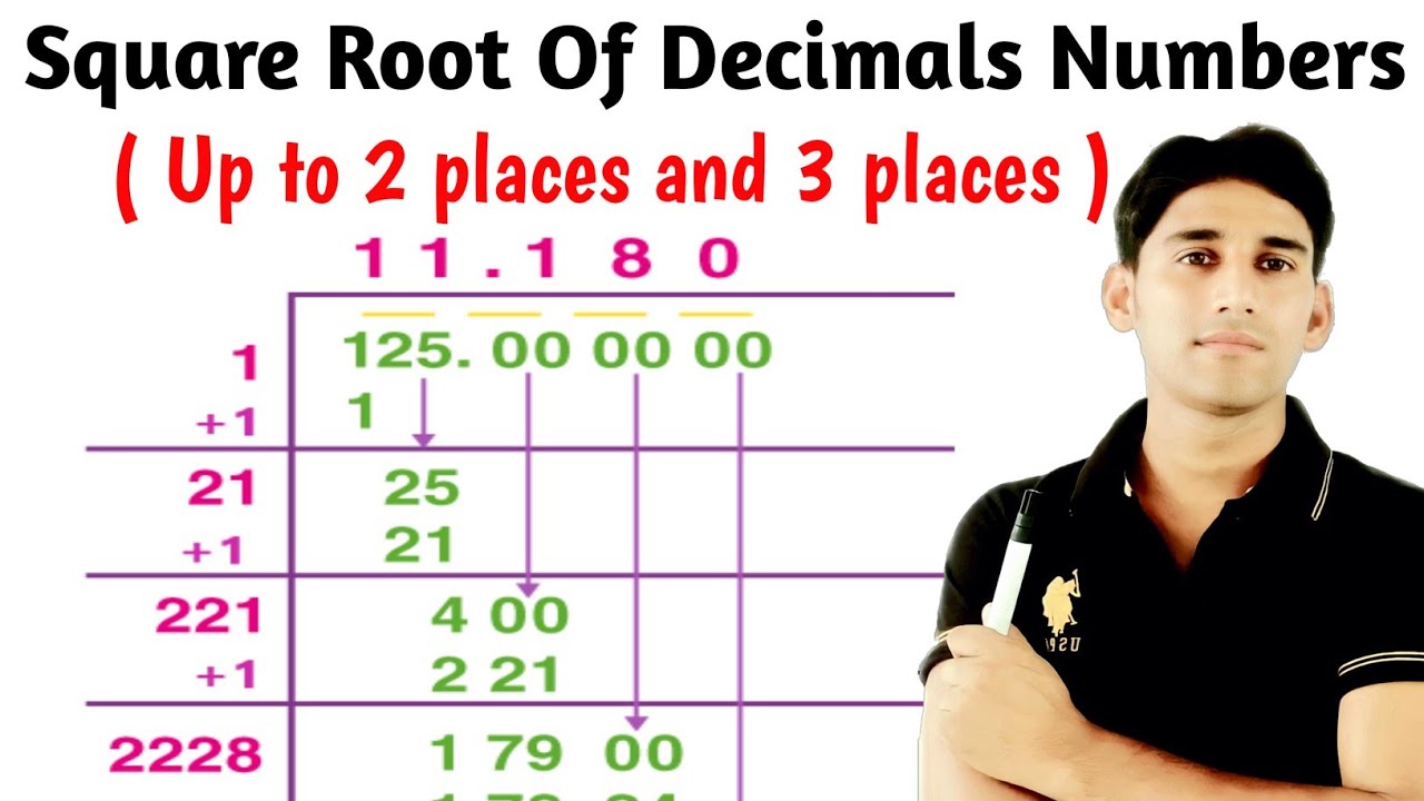 Square Root Of Decimal Number Square And Square Roots Square Root Square Root Of Decimal Number Square And Square Roots Square Root